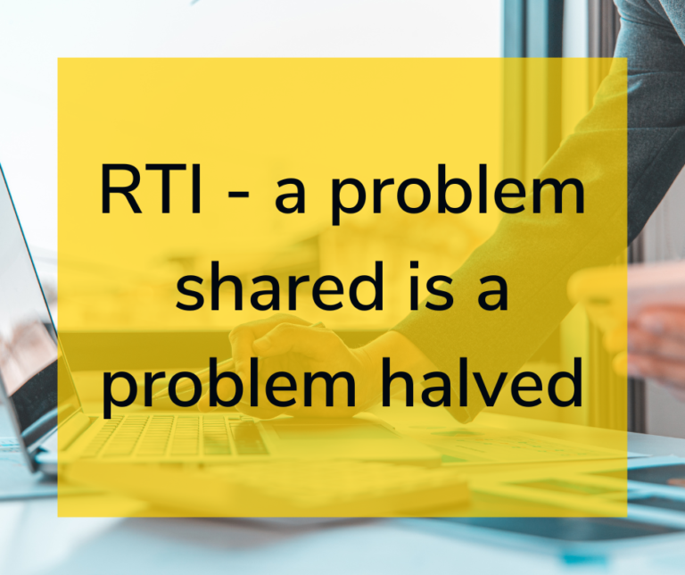 RTI - a problem shared is a problem halved | AIMS Accountants for Business