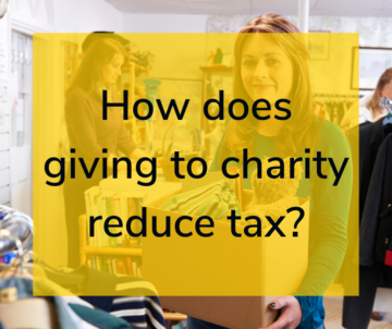 How does giving to charity reduce tax? | AIMS Accountants for Business